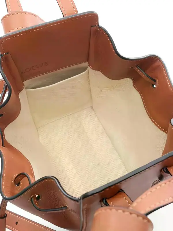 Loewe 2010s Mini Hammock Leather Tote Bag
