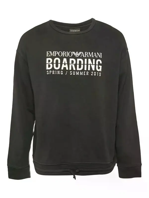 Emporio Armani Boarding-print Sweatshirt