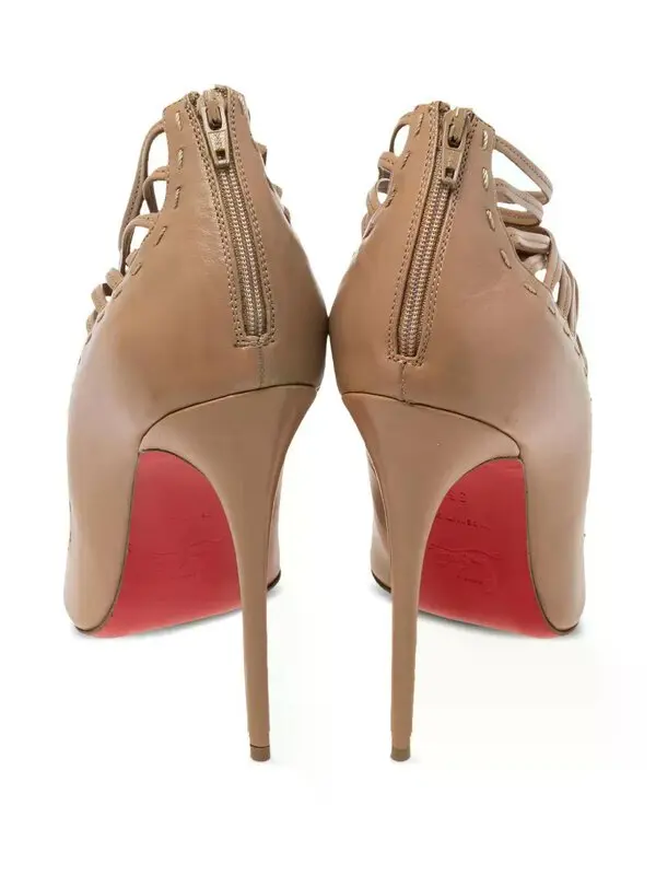 CHRISTIAN LOUBOUTIN 2024 Gortik 115mm Strappy Caged Pumps