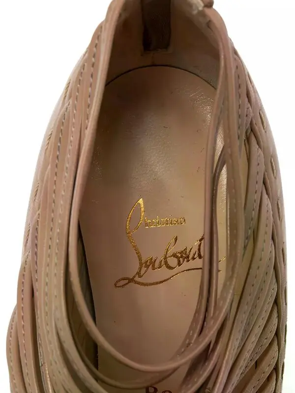 CHRISTIAN LOUBOUTIN 2024 Gortik 115mm Strappy Caged Pumps