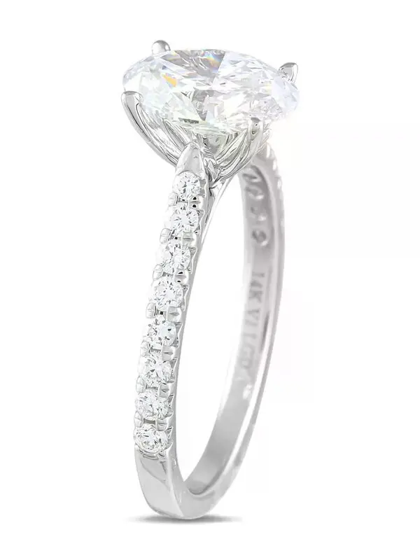 LB EXCLUSIVE 14k White Gold Diamond Ring - Silver