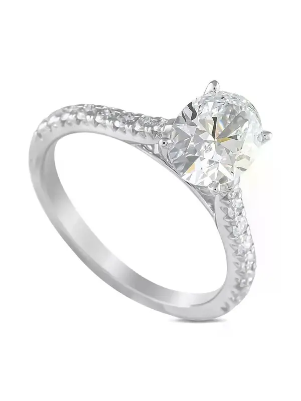 LB EXCLUSIVE 14k White Gold Diamond Ring