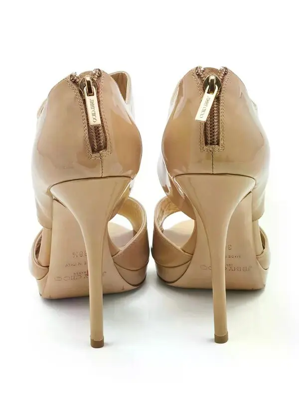 JIMMY CHOO 120mm Patent-leather Sandals