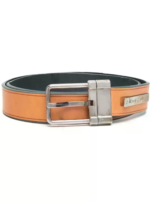 Gianfranco Ferre 1990s Buckled Leather Belt - Brown