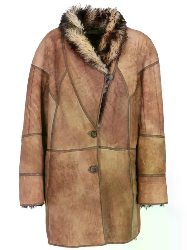 A.N.G.E.L.O. VINTAGE CULT 1980s Calf Leather Coat
