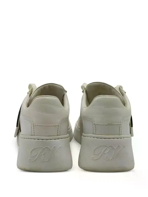 ROGER VIVIER Viv Skate Metal-buckle Sneakers - Neutrals