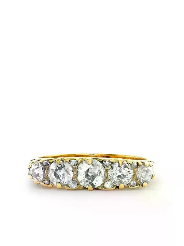 PRAGNELL 18kt Yellow Victorian Inspired Diamond Ring - Gold