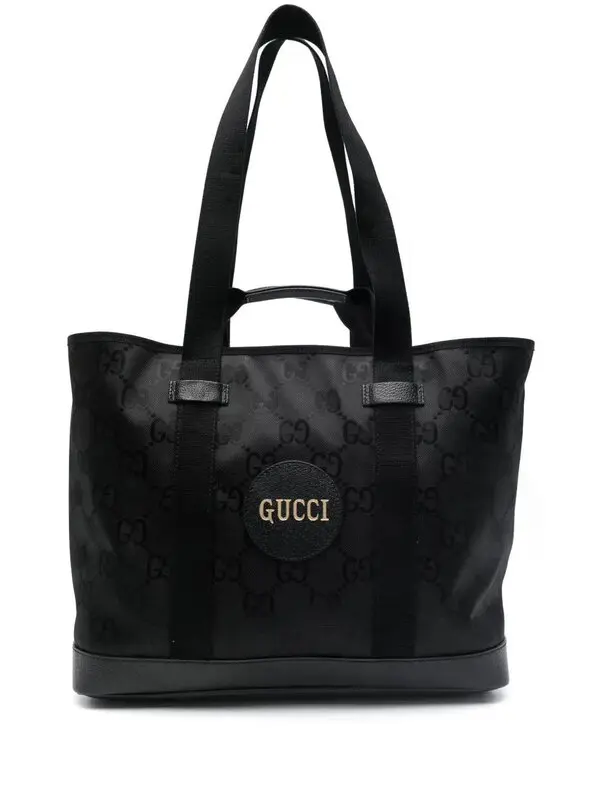 Gucci Gg Supreme Tote - Black