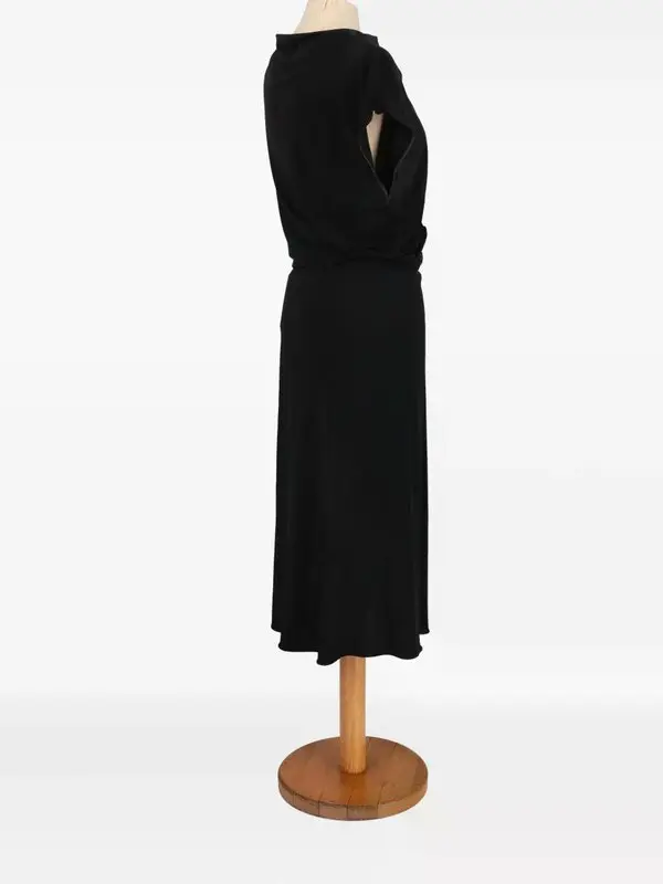 Vionnet Draped Asymmetrical Dress