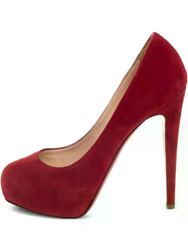 CHRISTIAN LOUBOUTIN 130mm Suede Heeled Pumps - Red