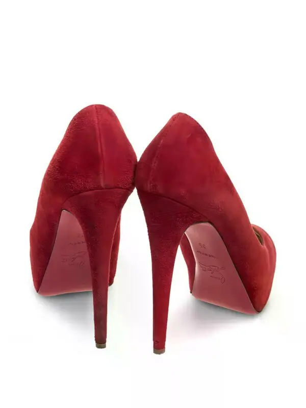 CHRISTIAN LOUBOUTIN 130mm Suede Heeled Pumps - Red