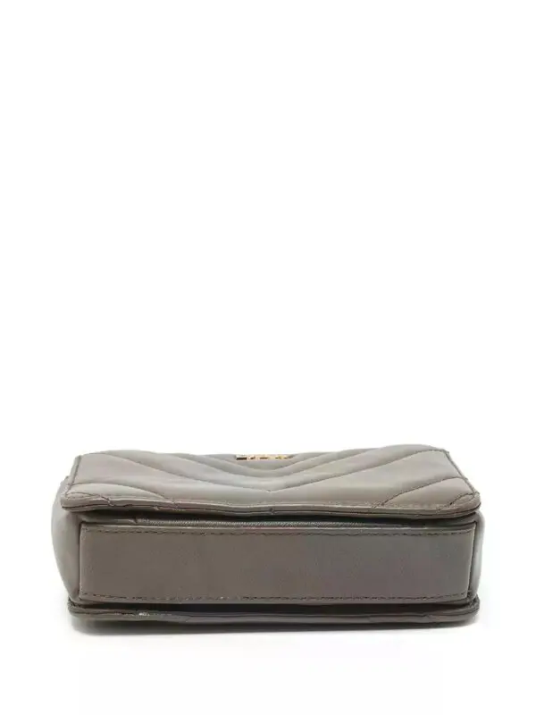 Dkny Chevron Quilted Leather Clutch