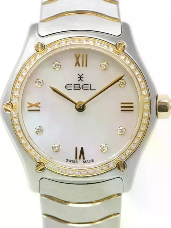 EBEL Classic Wave 24mm With Diamond Bezel