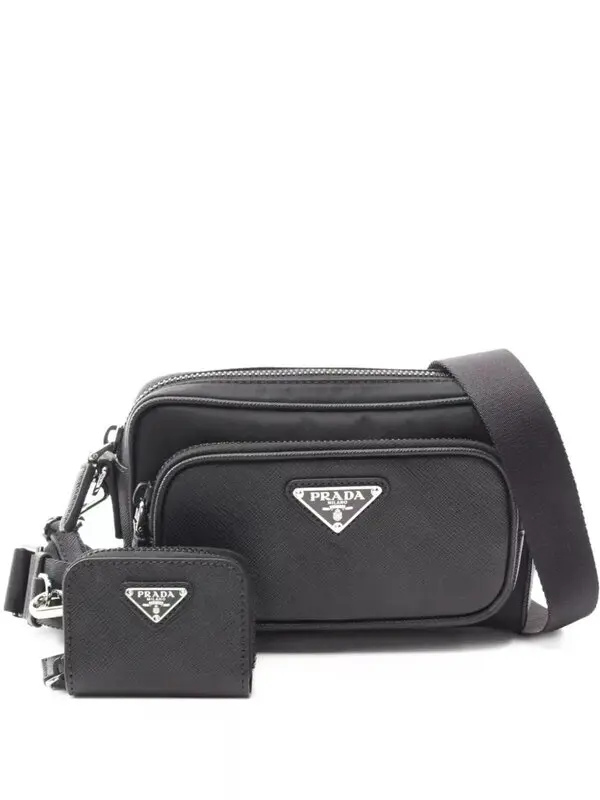 Prada 2020 Tessuto Shoulder Bag - Black