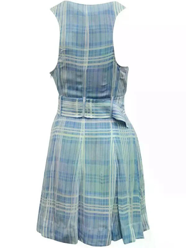 Diane Von Furstenberg Plaid Mini Dress