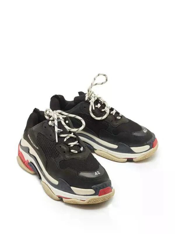 Balenciaga Chunky Panelled Sneakers - Black