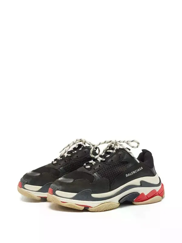 Balenciaga Chunky Panelled Sneakers - Black