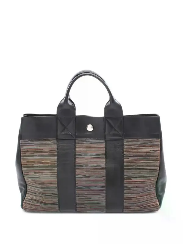 Hermès Pre-owned 2001 Fool Toe Pm Striped Tote Bag