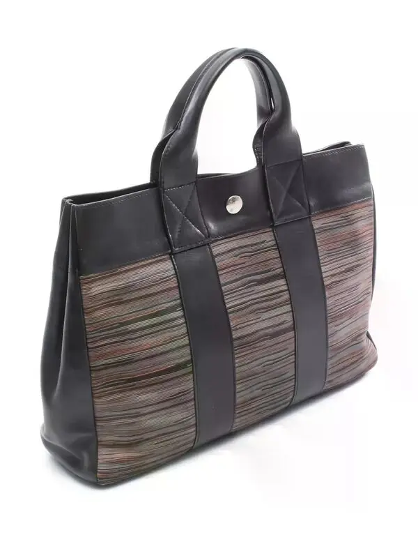 Hermès Pre-owned 2001 Fool Toe Pm Striped Tote Bag