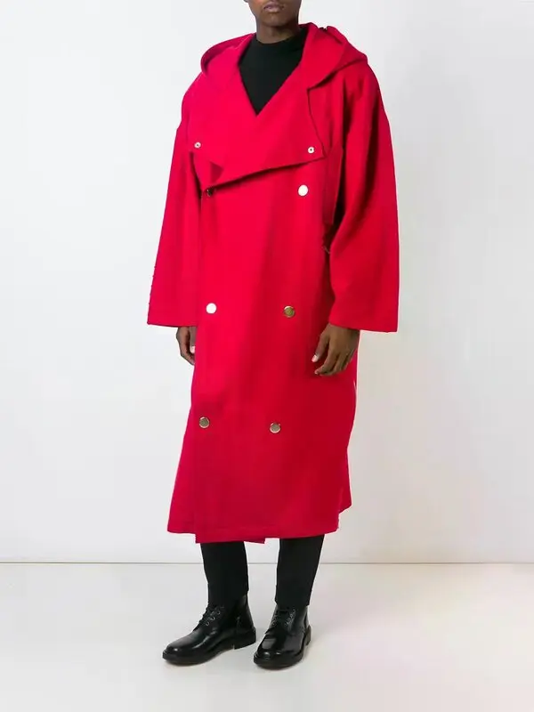 JC DE CASTELBAJAC Hooded Oversized Coat