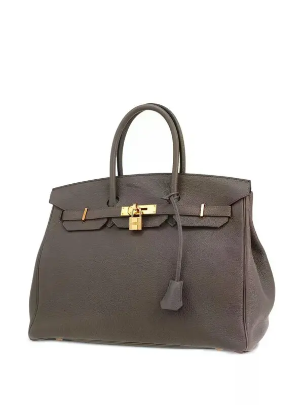 Hermès 2019 Birkin 35 Handbag - Grey