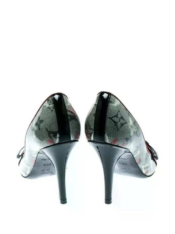 LOUIS VUITTON X Richard Prince Monogram 100mm Pumps