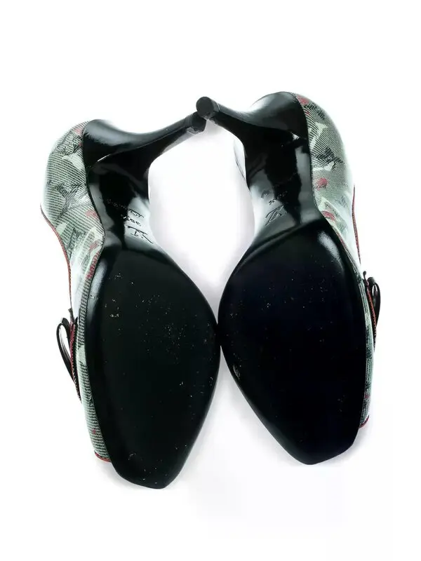 LOUIS VUITTON X Richard Prince Monogram 100mm Pumps
