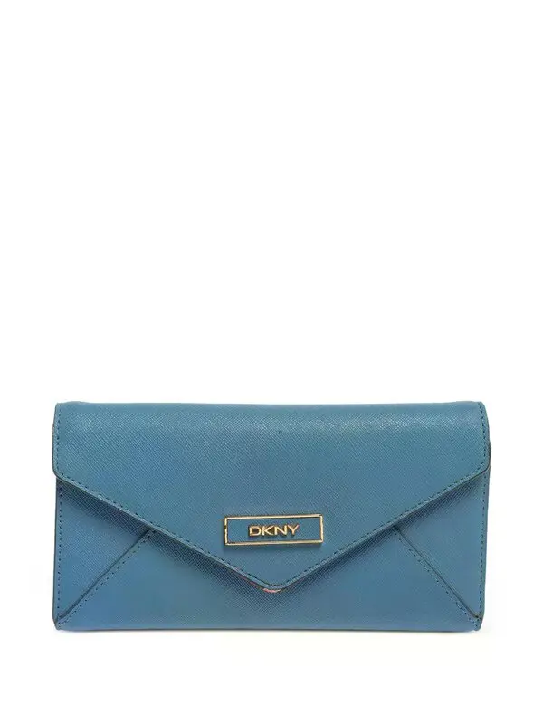 Dkny Pre-owned Leather Wallet - Blue