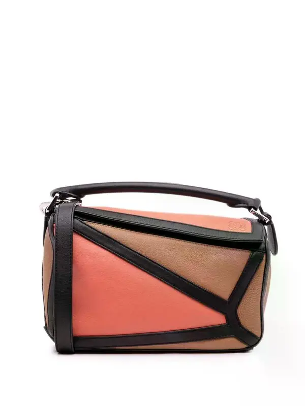 Loewe 2018 Graphic Puzzle Satchel - Brown