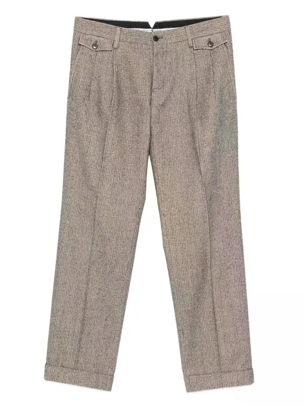 Dolce & Gabbana 2000s Micro-checked Trousers