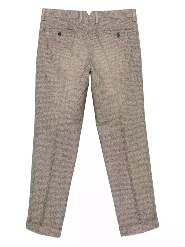 Dolce & Gabbana 2000s Micro-checked Trousers