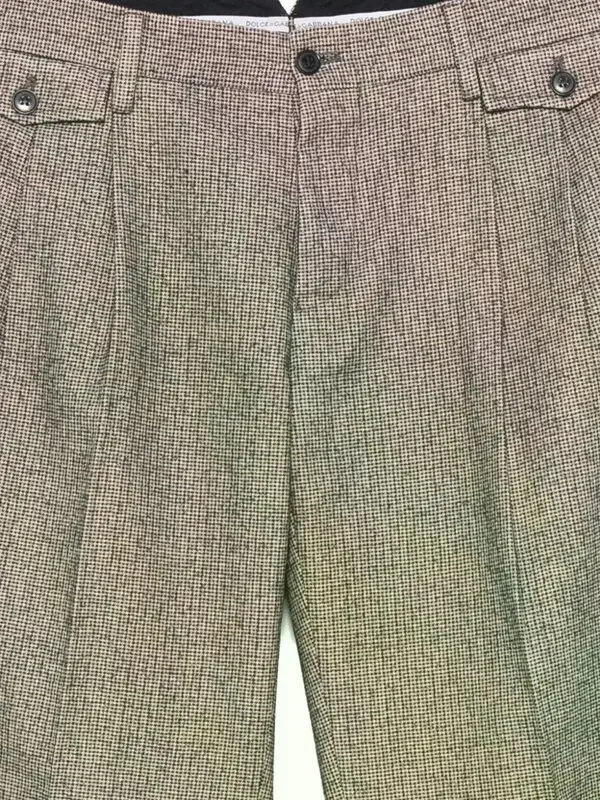 Dolce & Gabbana 2000s Micro-checked Trousers