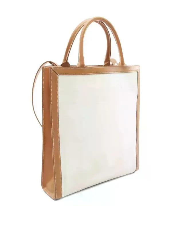 Celine 2000s Small Vertical Hippopotamus Tote Bag - Neutrals