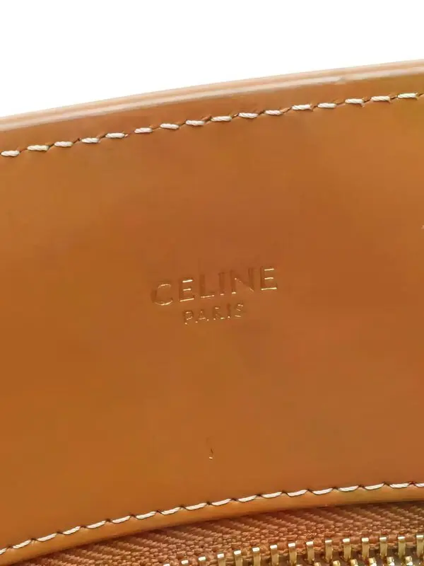 Celine 2000s Small Vertical Hippopotamus Tote Bag - Neutrals
