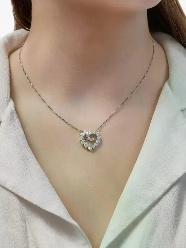 Harry Winston Platinum Garland Diamond Necklace