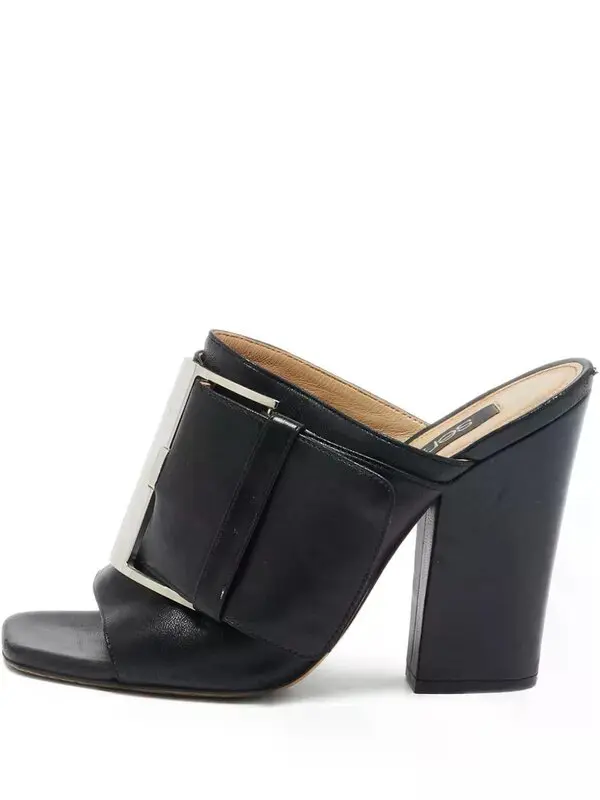 SERGIO ROSSI Vintage 110mm Buckled Sandals