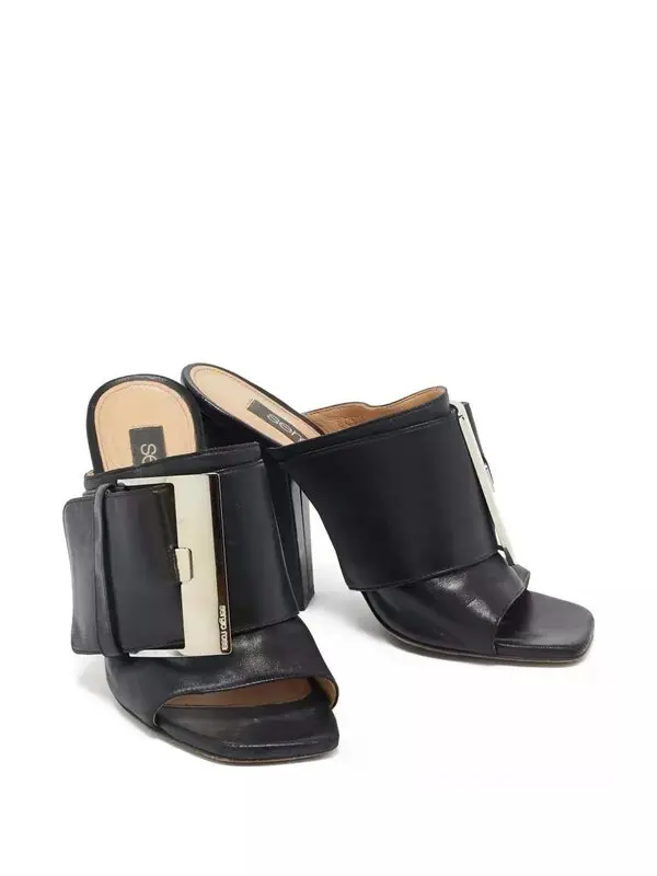 SERGIO ROSSI Vintage 110mm Buckled Sandals