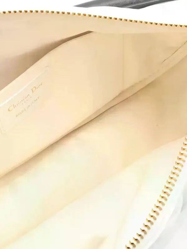 Dior 2010s Medium Vibe Cannage Shoulder Bag - White