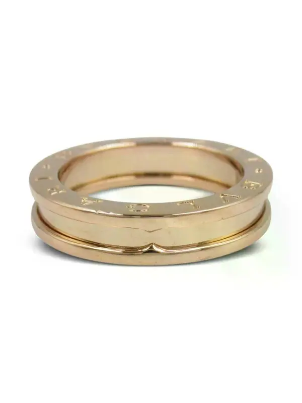 BVLGARI 2010s 18k Rose B.zero1 Ring - Gold