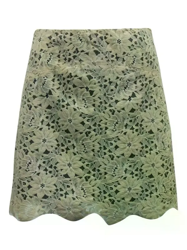 Sandro Floral-lace Mini Skirt