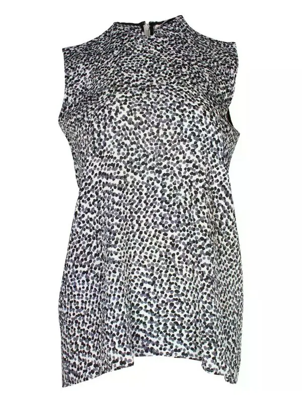 Celine Polka-dot Sleeveless Top
