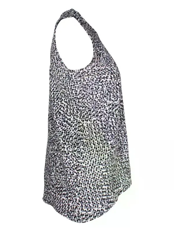 Celine Polka-dot Sleeveless Top