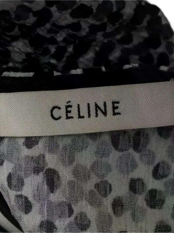 Celine Polka-dot Sleeveless Top