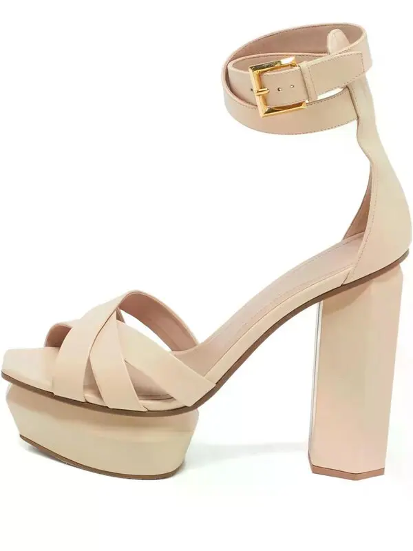 Balmain 110mm Ava Ankle-strap Sandals