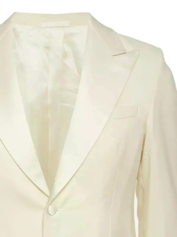 Prada Satin-trim Single-breasted Blazer