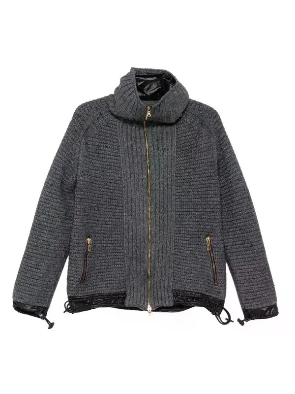 Versace 2000s Wool Knit Jacket