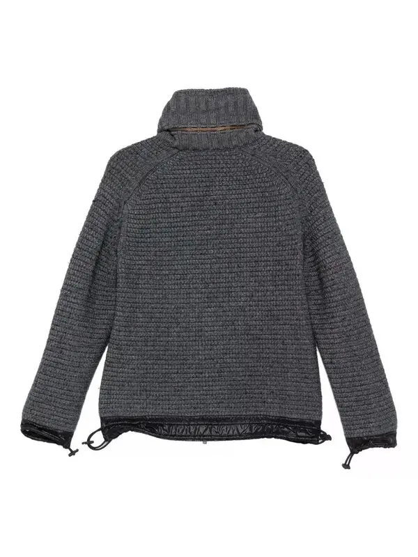 Versace 2000s Wool Knit Jacket