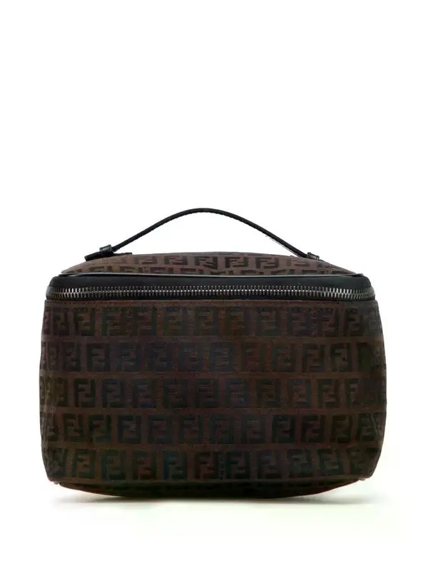 Fendi Zucca Canvas Vanity Bag