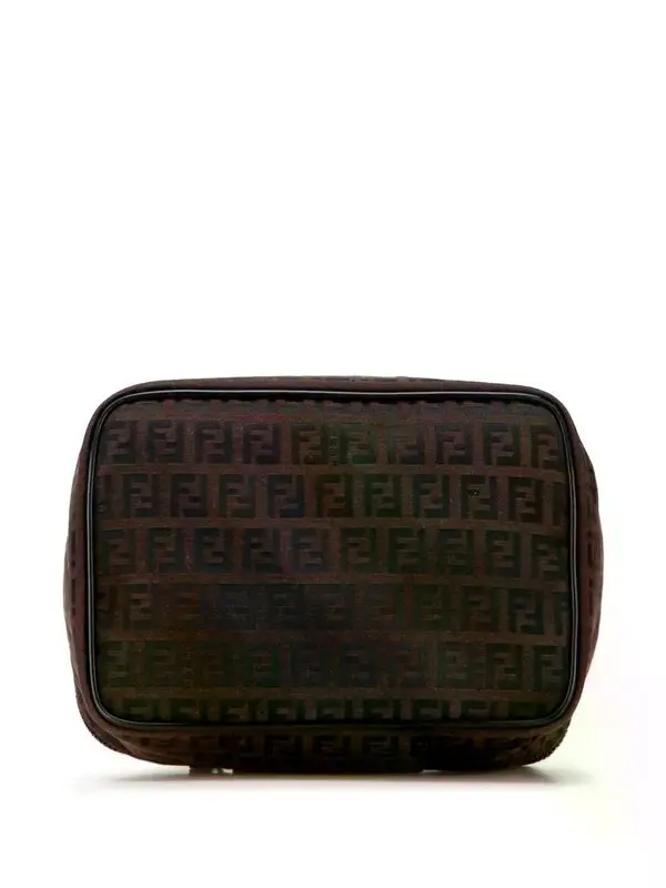 Fendi Zucca Canvas Vanity Bag