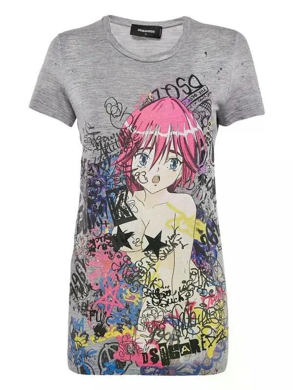 Dsquared2 Anime Graffiti T-shirt